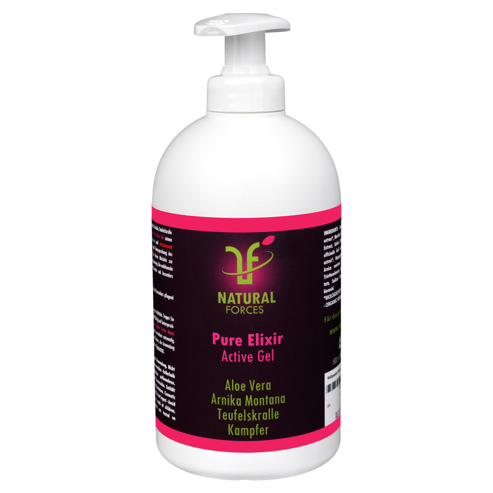 Pure Elixir Active Gell 500ml Pumpflasche – Natural Forces Shop